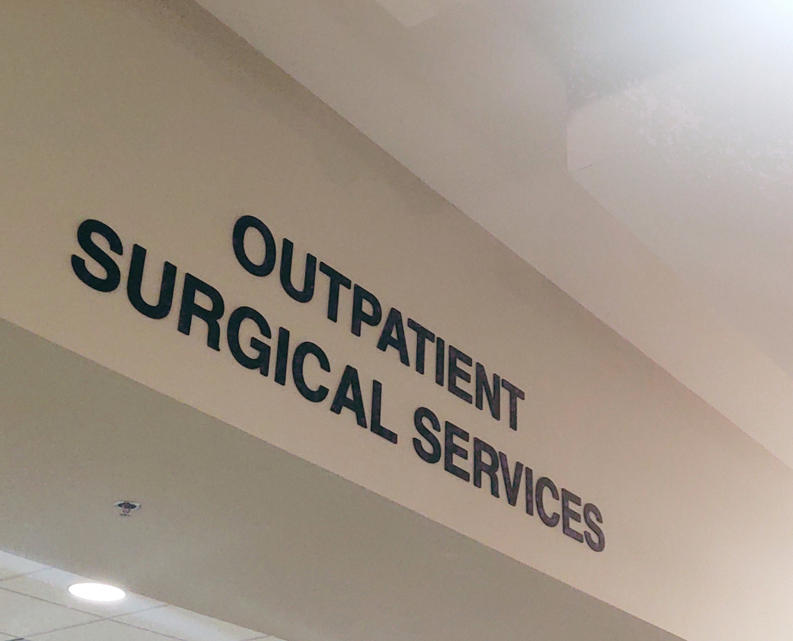 Outpiatent Surgical Services Sign - Applied Policy